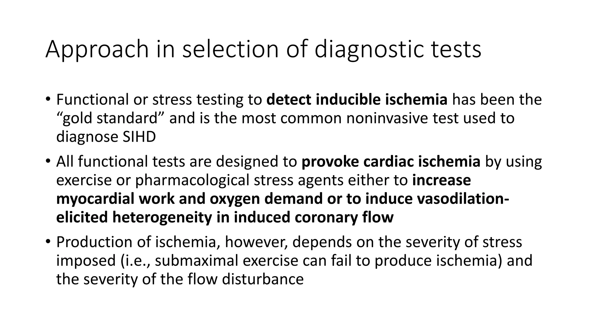 CT Coronary Angiogram VS Cardiac Stress Test | PPTX