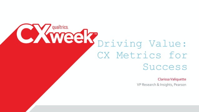 Driving Value: CX Metrics for Success | PPTX