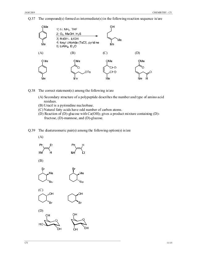 IIT JAM Chemistry || 2019 Full Question Paper || Sourav Sir's Classes | PDF
