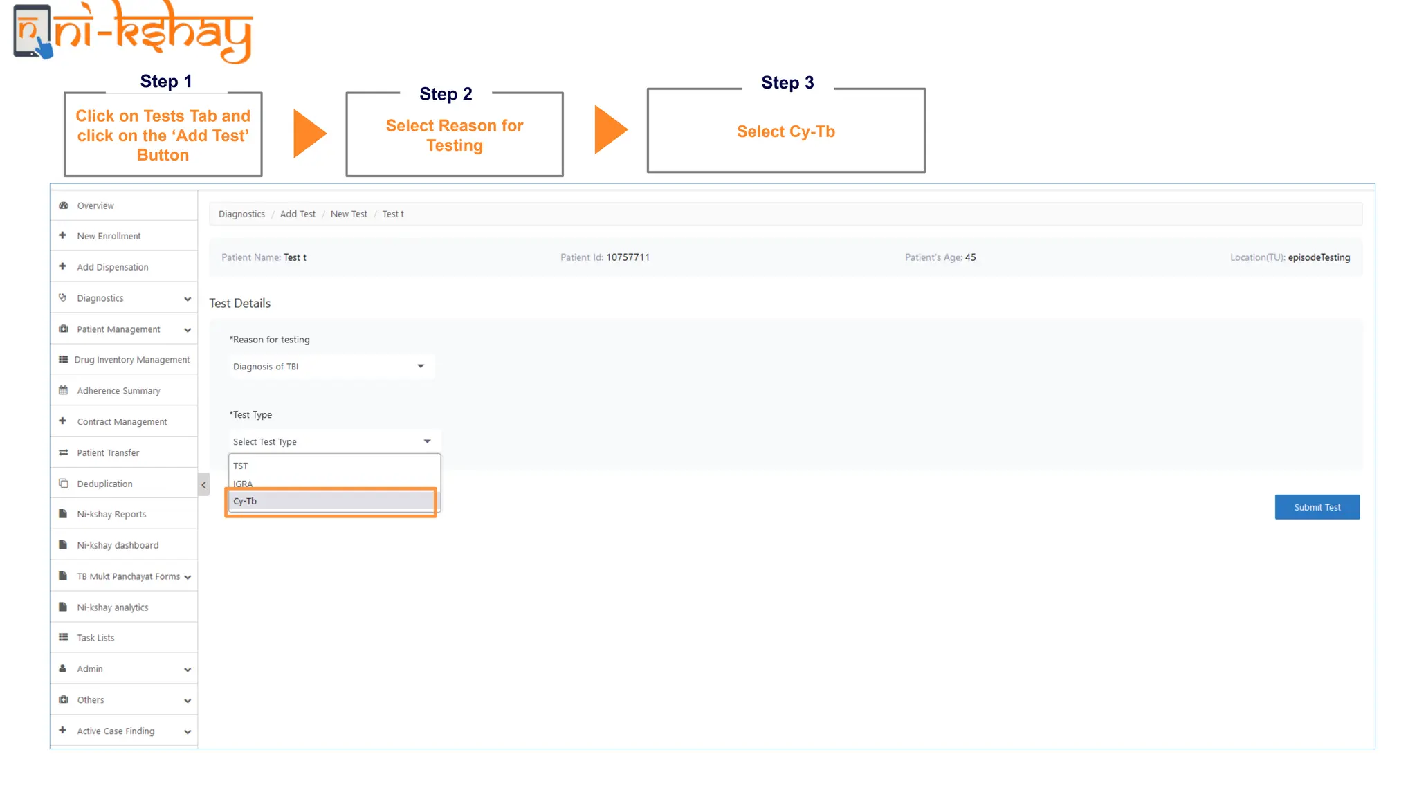 Cy-Tb- Nikshay portal ntep program india | PPTX