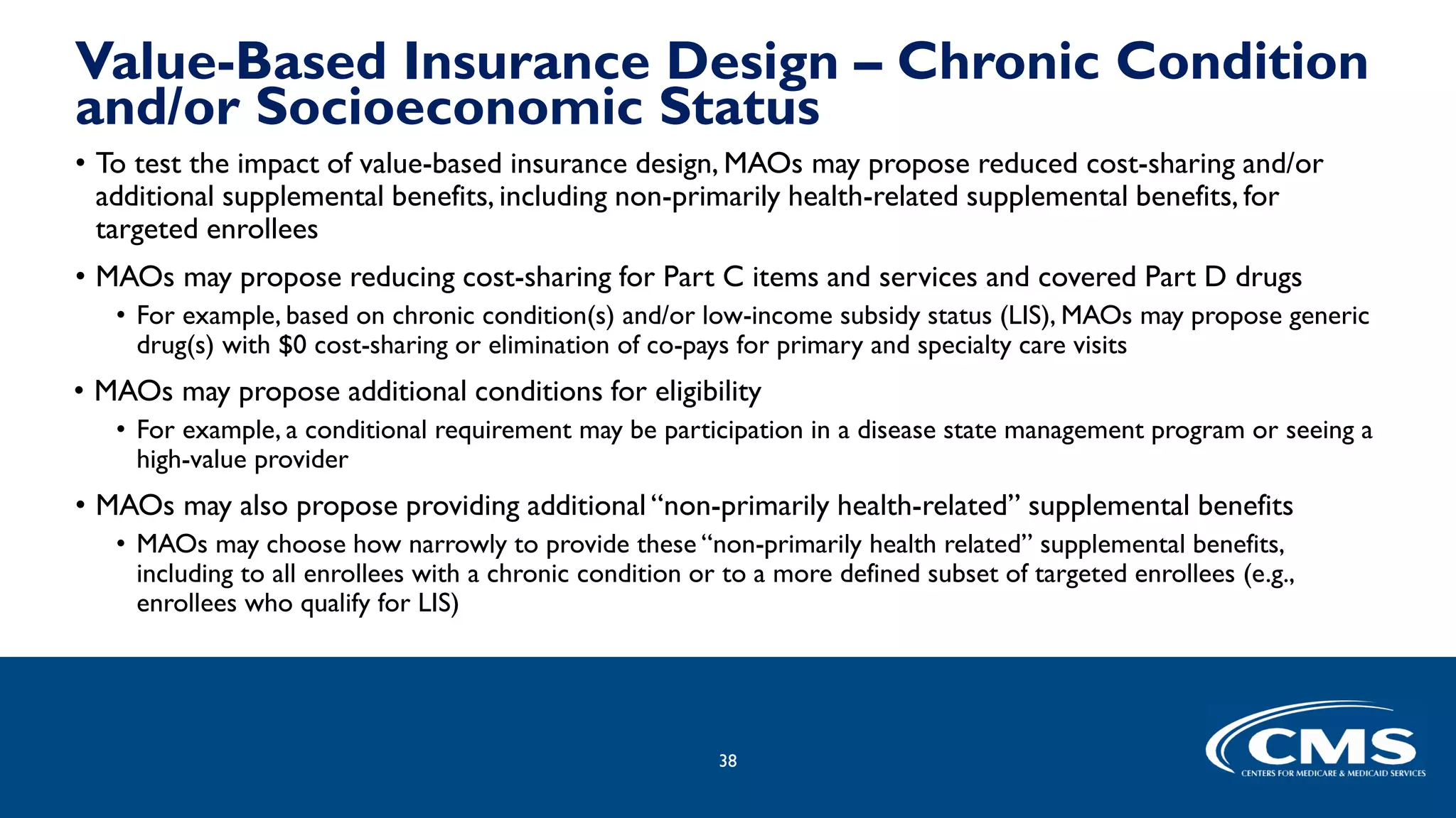 Webinar: Overview of the 2023 Medicare Advantage Value-Based Insurance ...