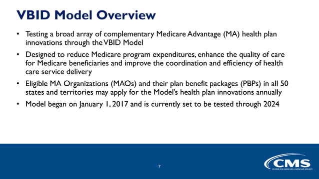 Webinar: Overview of the 2023 Medicare Advantage Value-Based Insurance ...