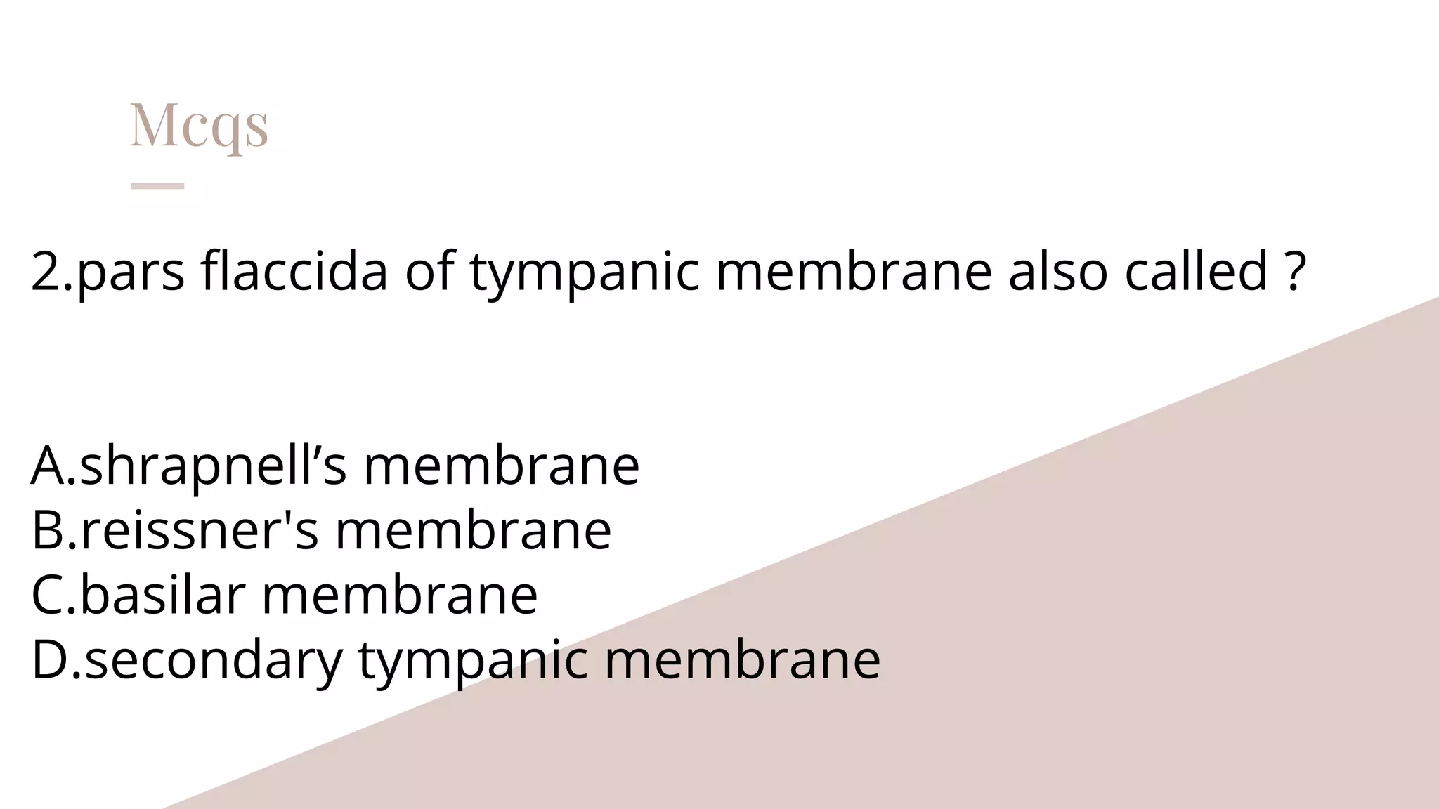 Tympanic membrane | PPTX