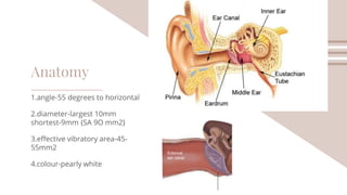 Tympanic membrane | PPTX