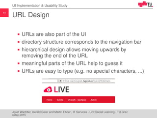 Design and Evaluation of an User Interface for an Interaction Supported ...