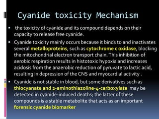 Cyanide and its biodegradation | PPSX