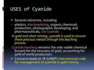 Cyanide and its biodegradation | PPSX