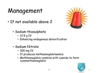 Cyanide poisoning_Forensic Medicine | PPTX