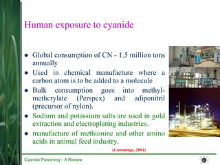 Cyanide Poisoning in Livestock; Sorghum Poisoning | PPT