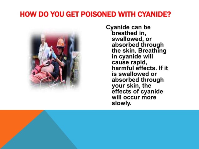 Cyanide Poisoning.pptx | First Aid | Injuries