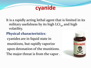 Cyanide poisoning 2012 | PPTX