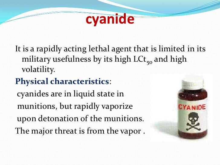 Cyanide poisoning 2012