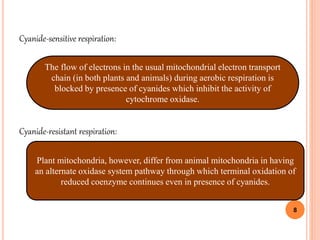Cyanide resistant respiration pathway.pptx