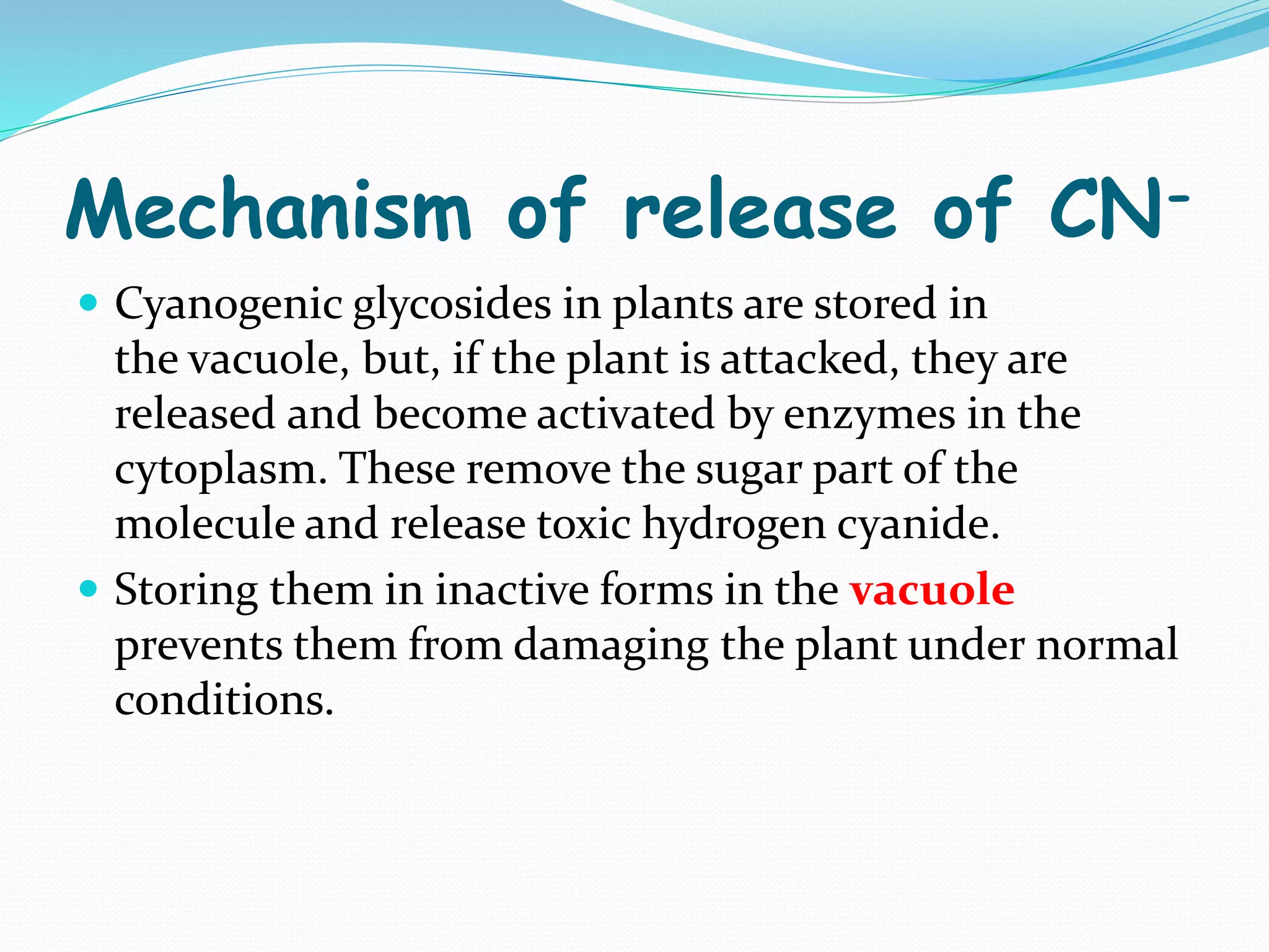 Cyanide toxicity in plants | PPTX