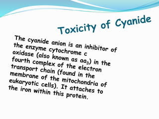 Cyanide toxicity in plants | PPTX
