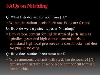 Cyaniding and Nitriding | PPTX