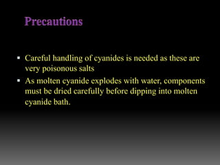 Cyaniding and Nitriding | PPTX