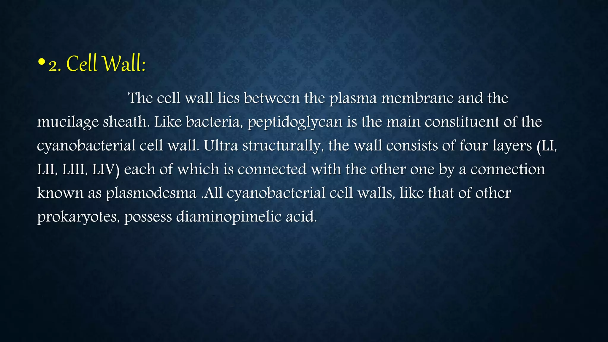 Cyanobacteria ultrastructure, and significant microcystic | PPTX