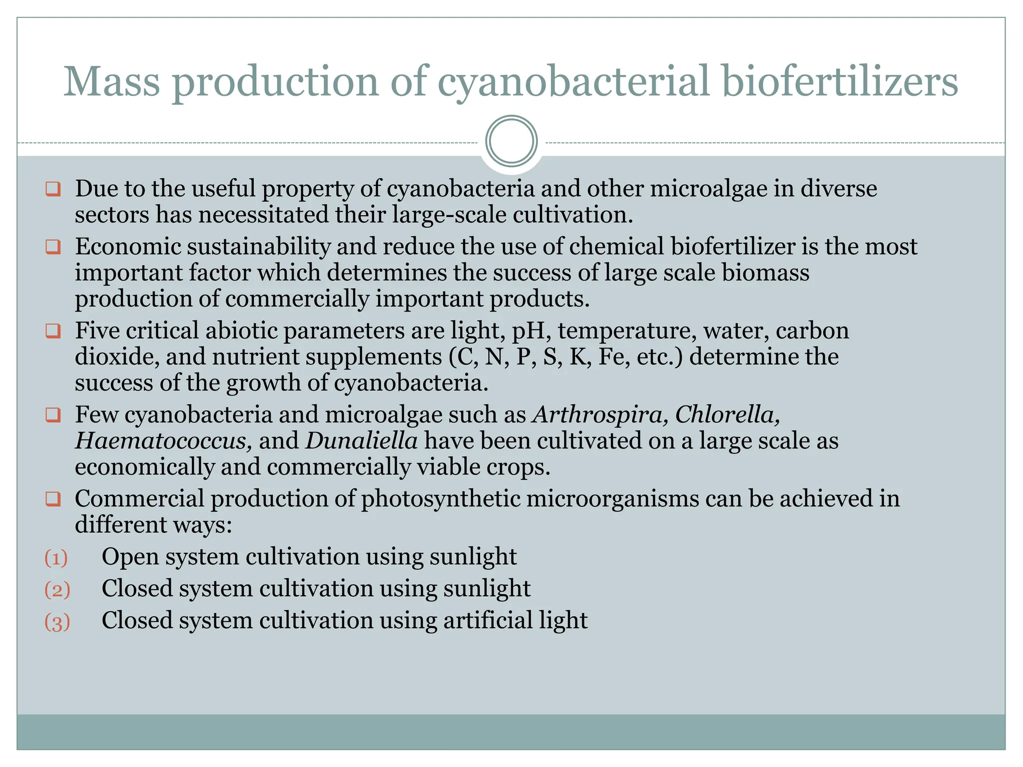 Cyanobacteria as a Biofertilizer (BY- Ayushi).pptx