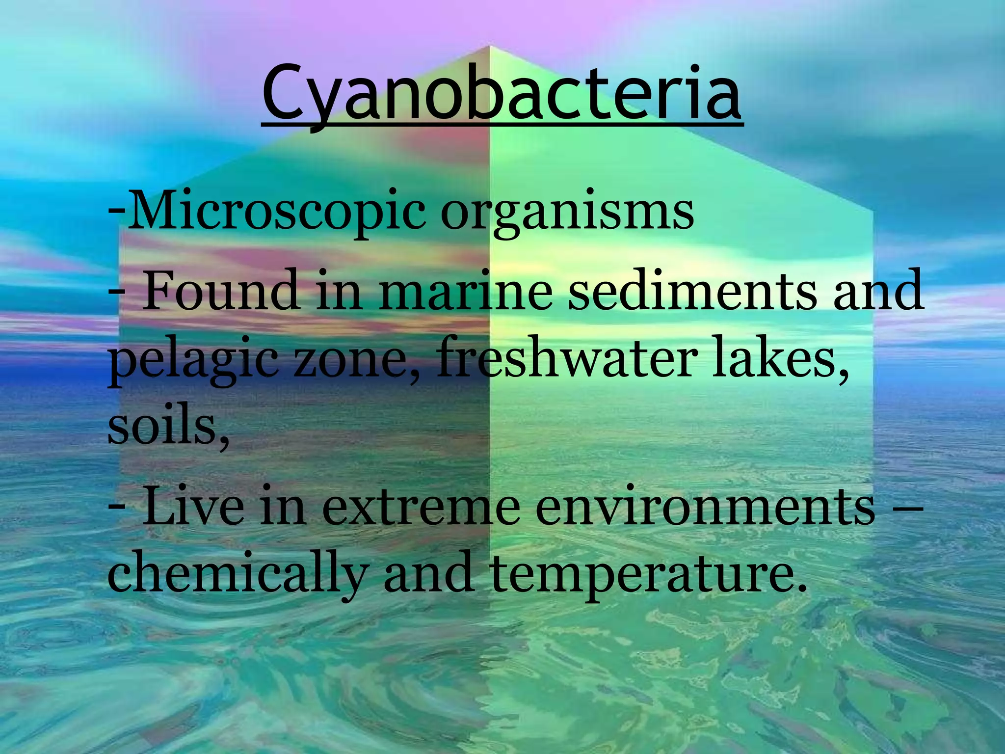 Cyanobacteria lecture | PPT