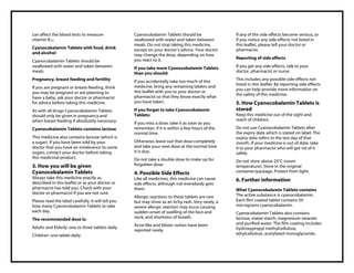 Cyanocobalamin 50 micrograms tablets pil, taj pharmaceuticals. | PDF