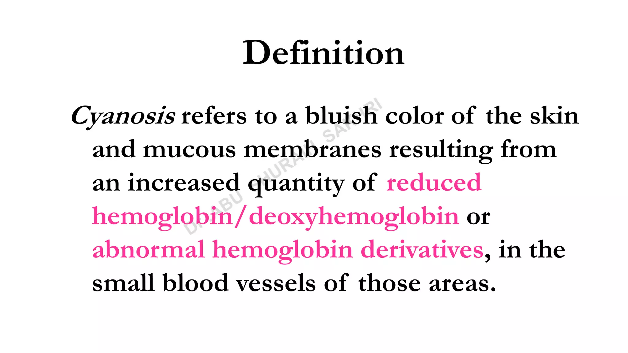 Cyanosis | PPT