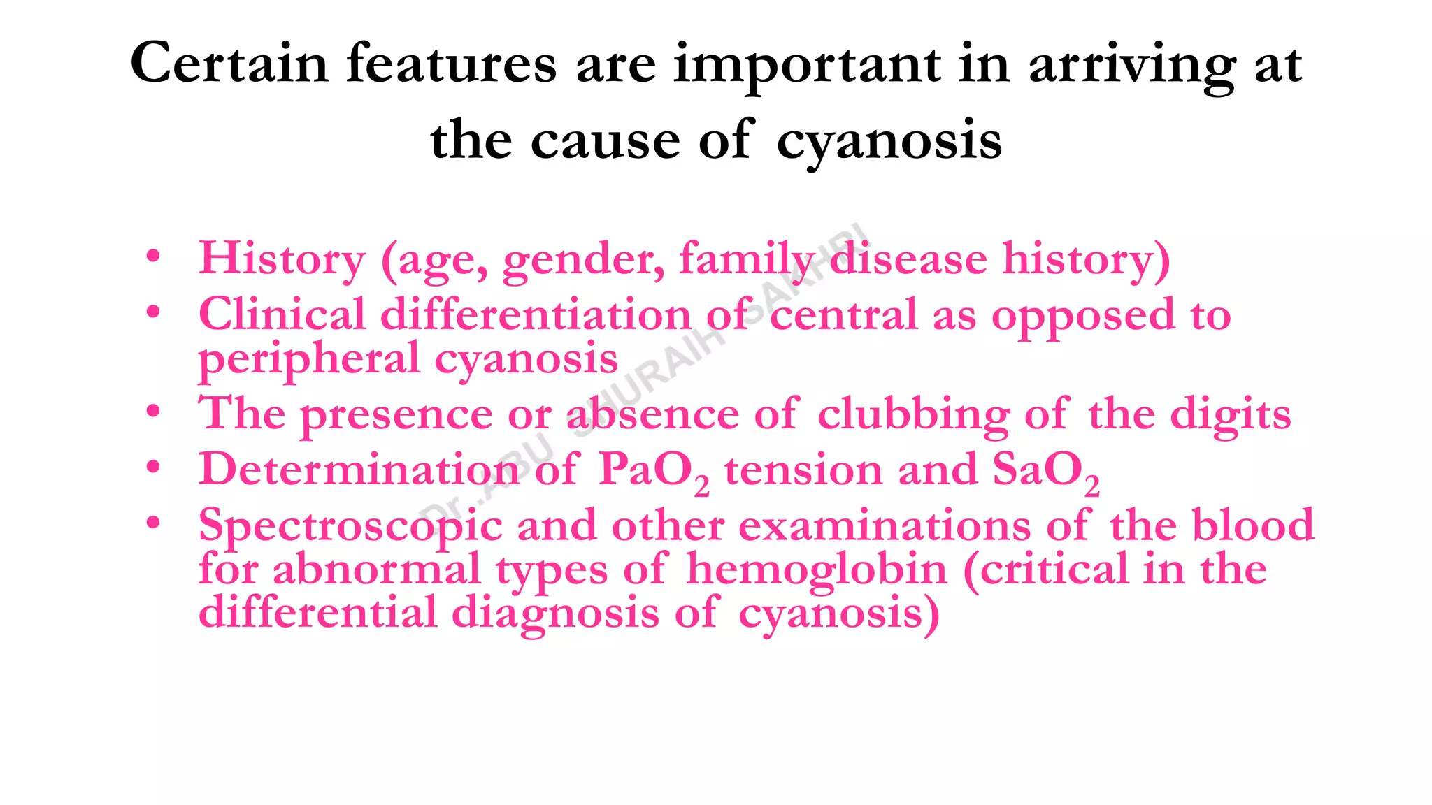 Cyanosis | PPT