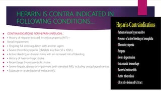 CYANOSIS, ISCHEMIA MEANING, HEPARIN , USES, COMPLICATIONS, CALUCULATION ...