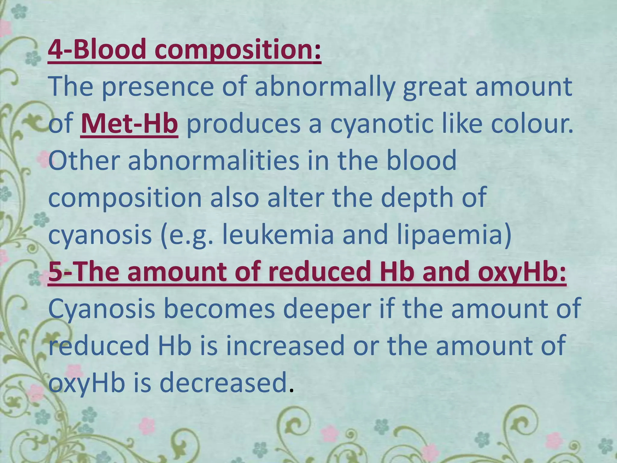 Cyanosis | PPTX