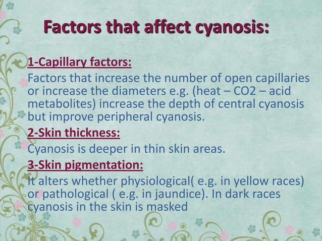 Cyanosis | PPTX