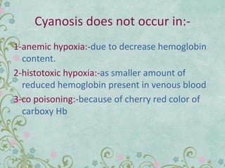Cyanosis | PPTX