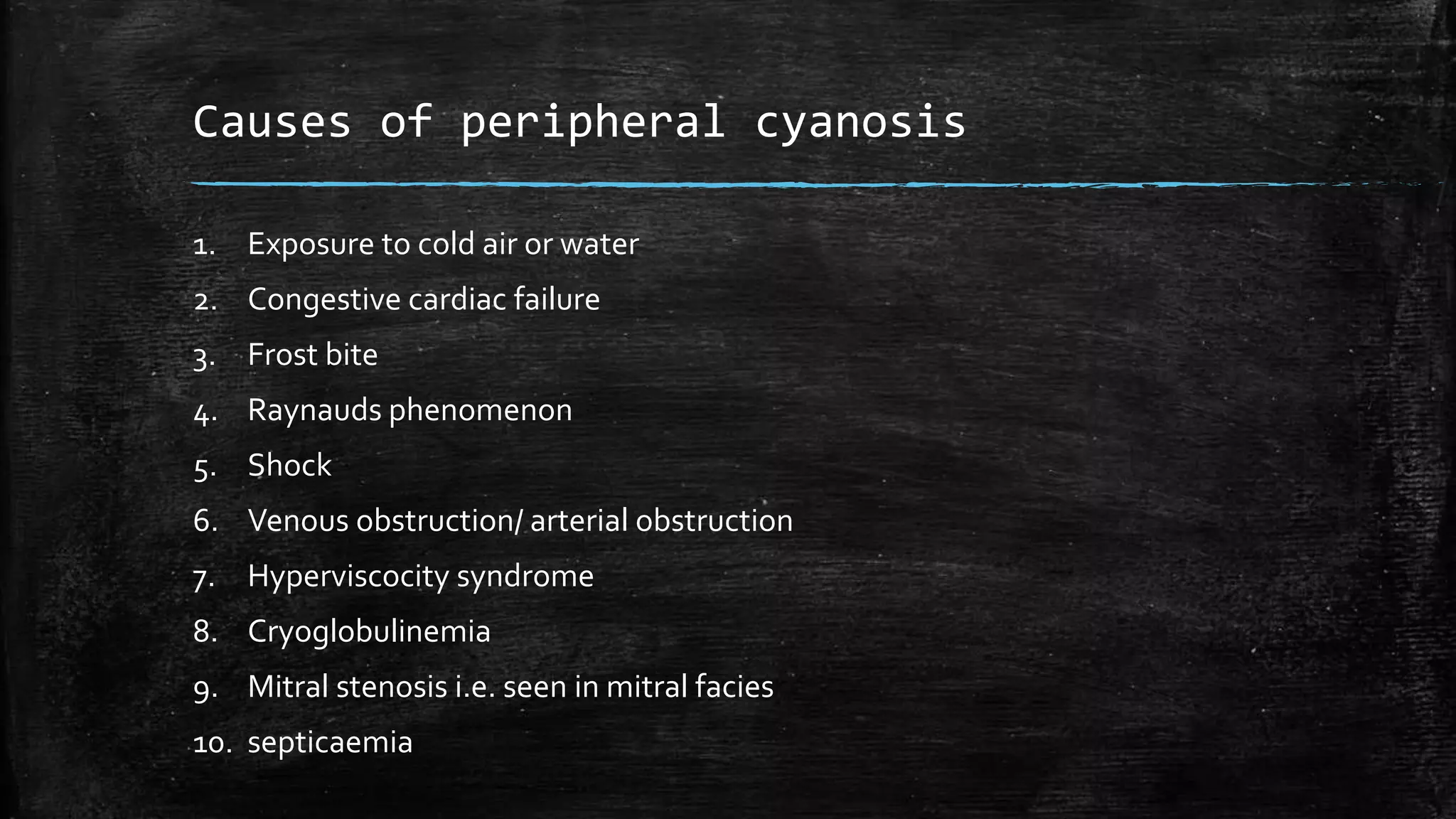 Cyanosis & nail abnormalities | PPTX