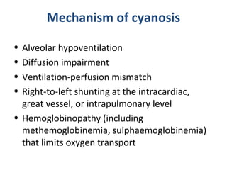 Cyanosis ppt by dr girish jain | PPT