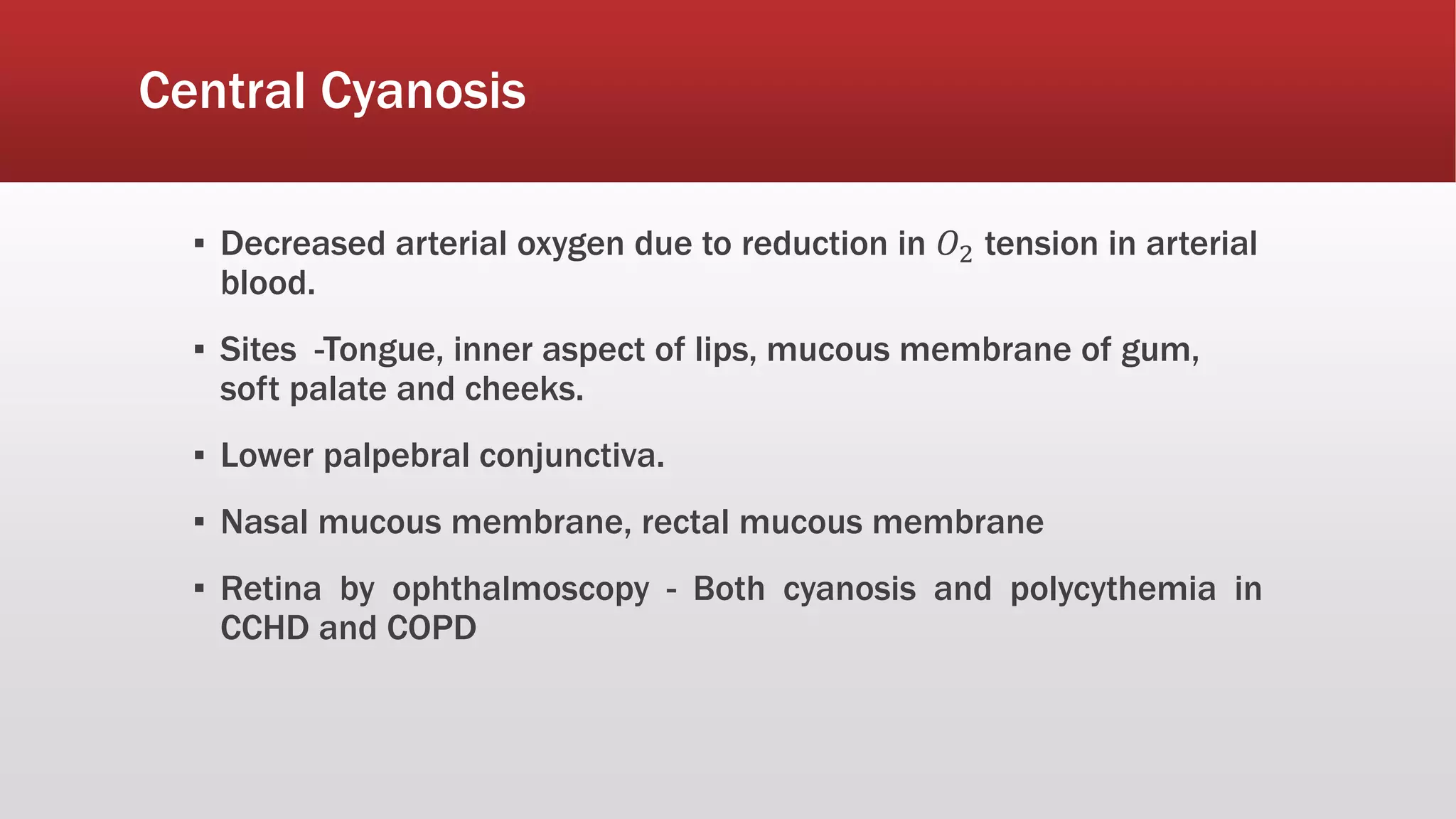 Cyanotic congenital heart disease | PPTX