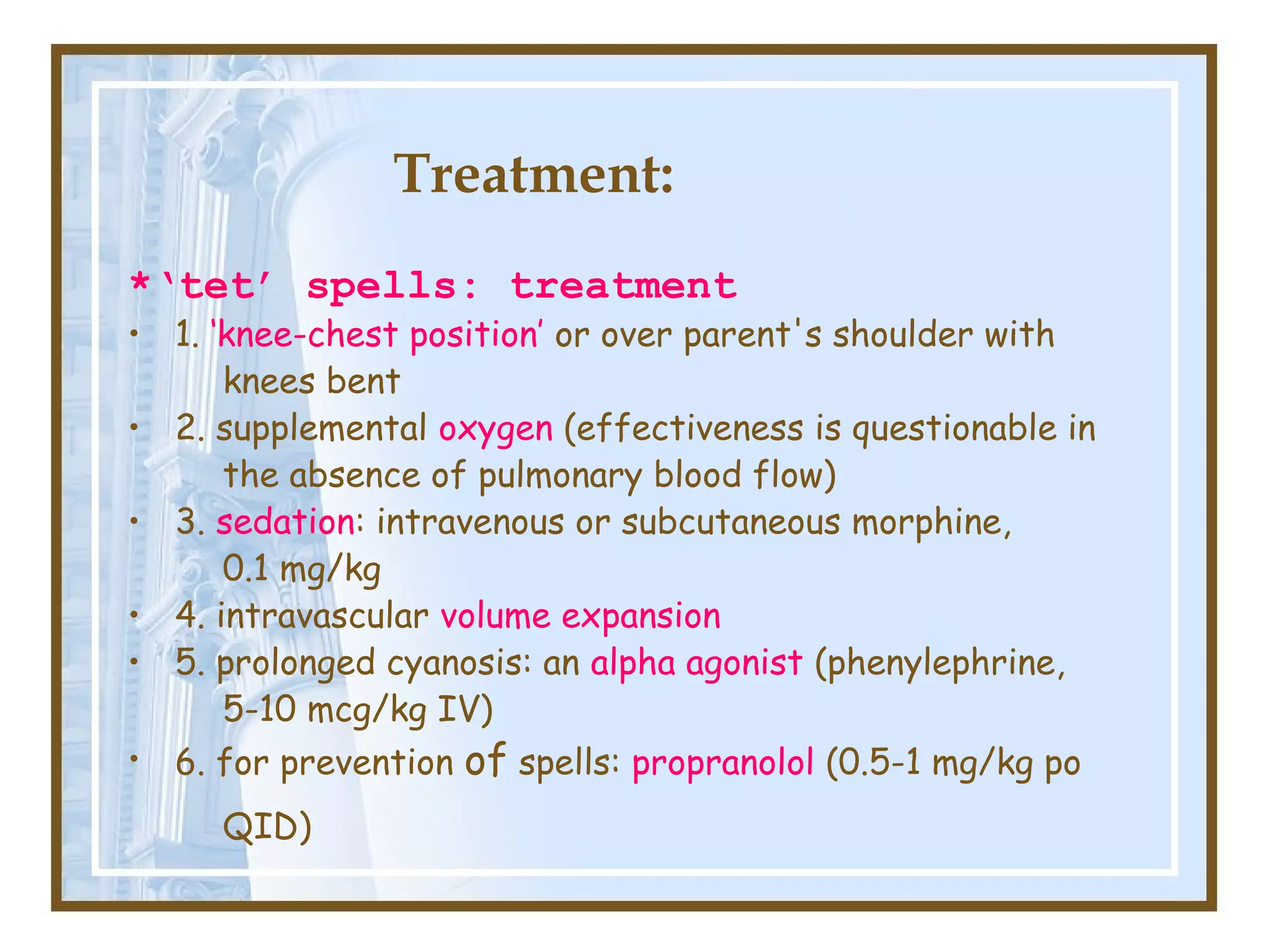 Cyanotic heart disease | PPS