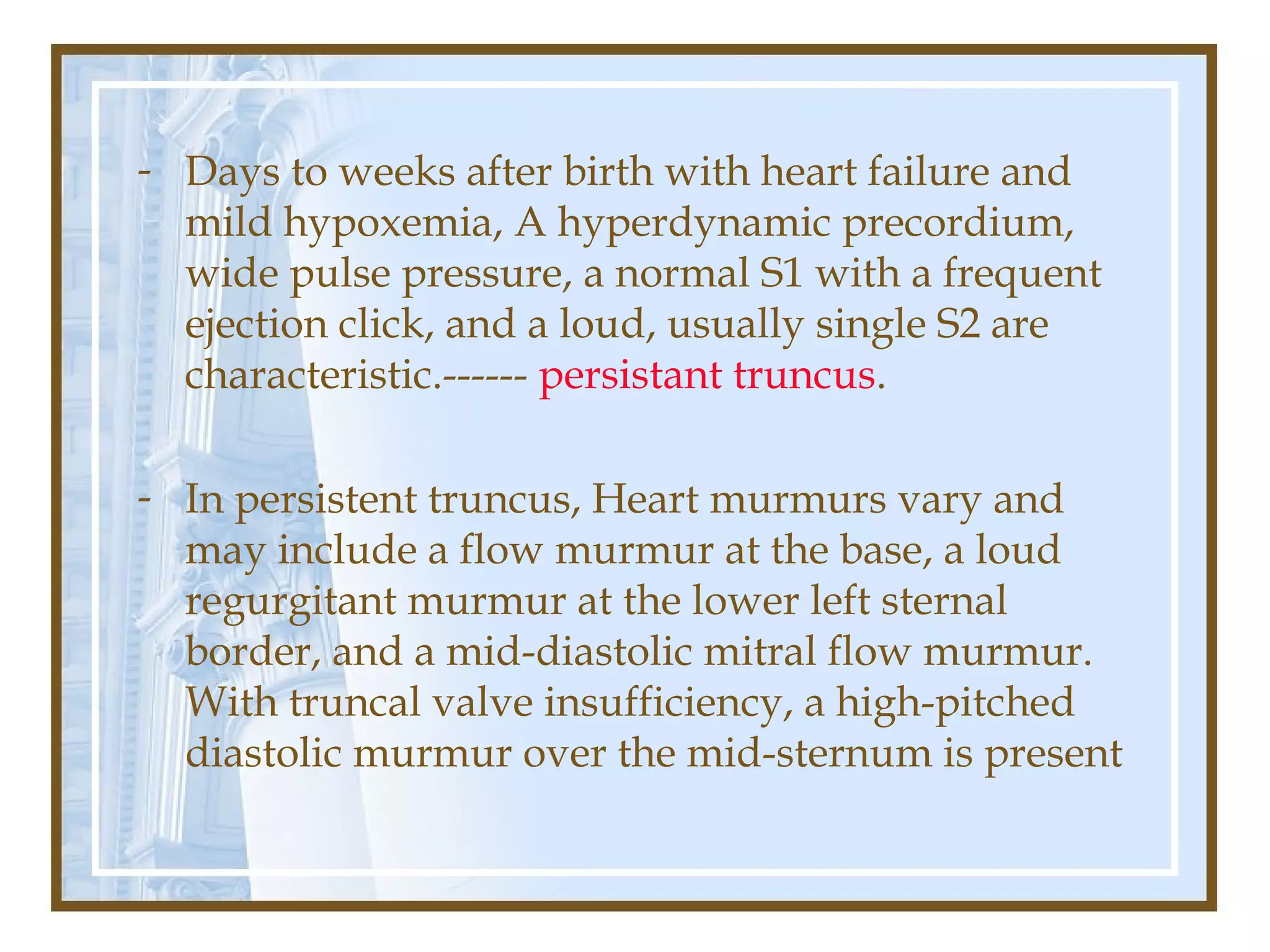 Cyanotic heart disease | PPS