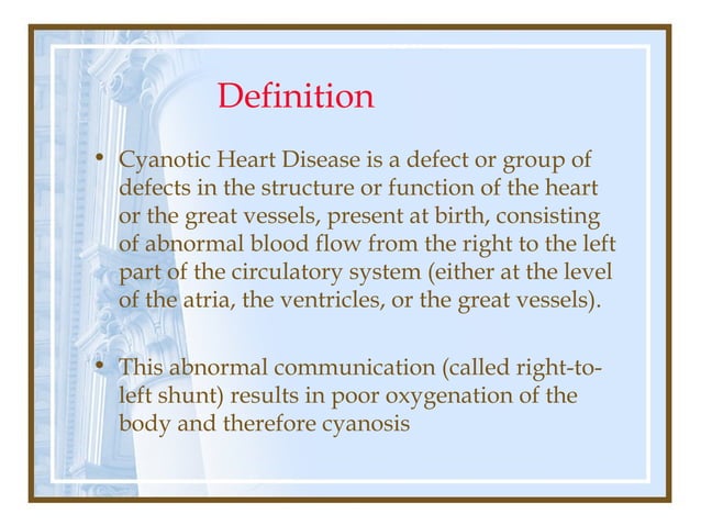 Cyanotic heart disease | PPS | Heart and Cardiovascular Diseases ...
