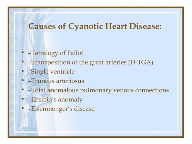 Cyanotic heart disease | PPS | Heart and Cardiovascular Diseases ...