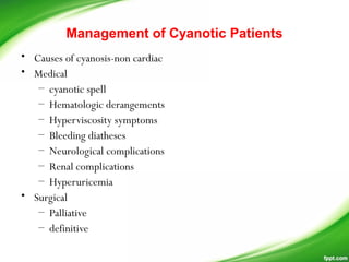 Cyanotic spell. | PPT