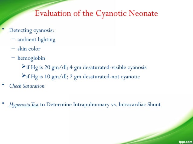 Cyanotic spell. | PPT