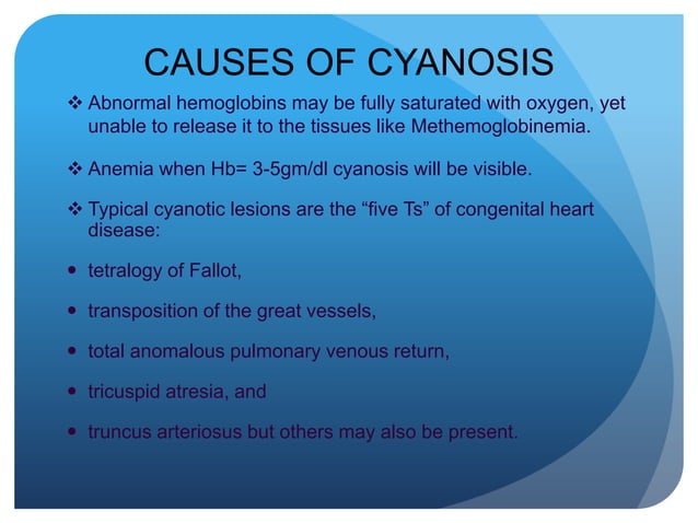 Cyanotic Spells | PPTX | Lung and Respiratory Health | Diseases and ...