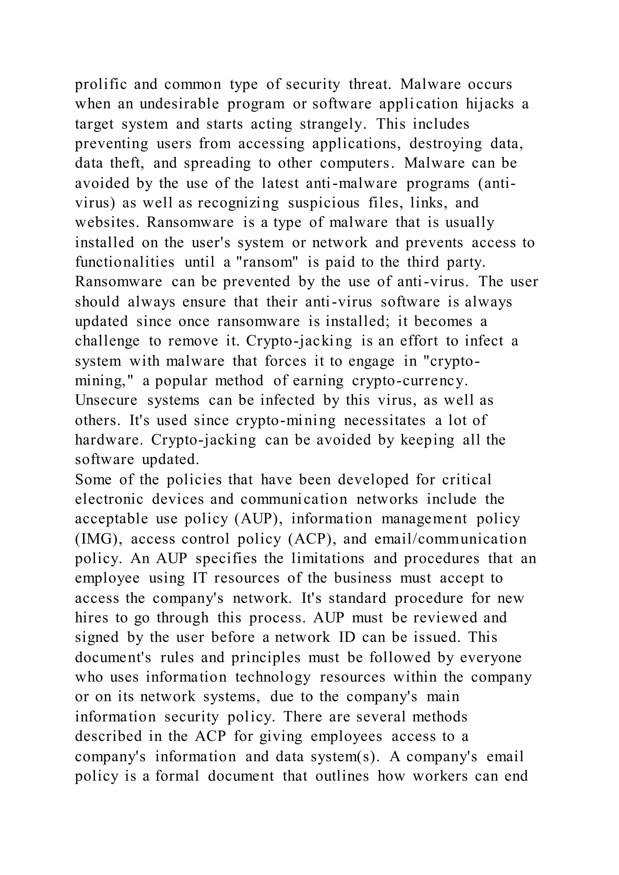 Cyb 690 cybersecurity program template directions the foll | DOCX | Internet | Computing