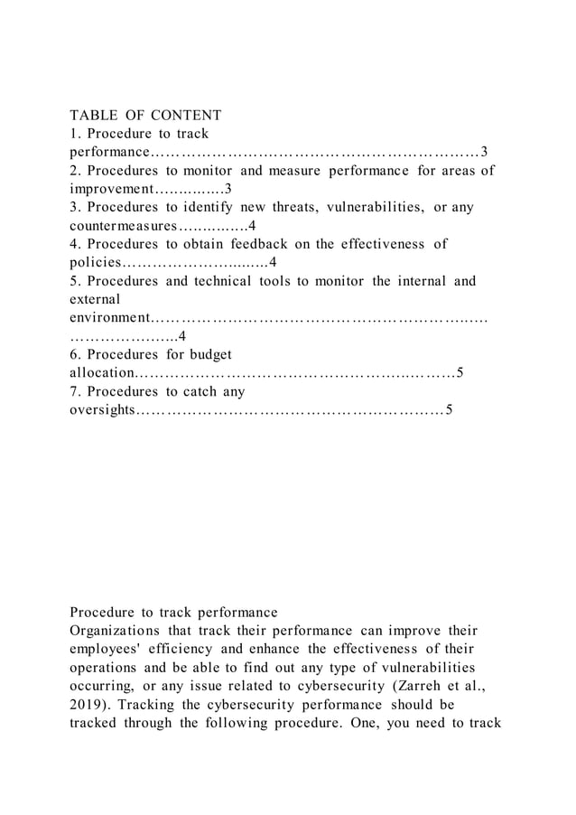 Cyb 690 cybersecurity program template directions the foll | DOCX | Internet | Computing