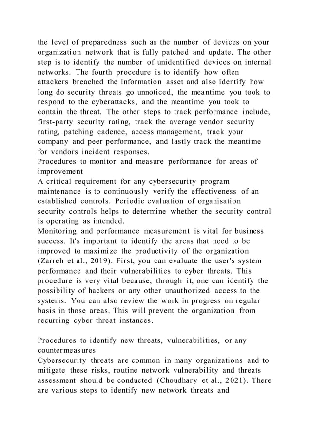 Cyb 690 cybersecurity program template directions the foll | DOCX ...