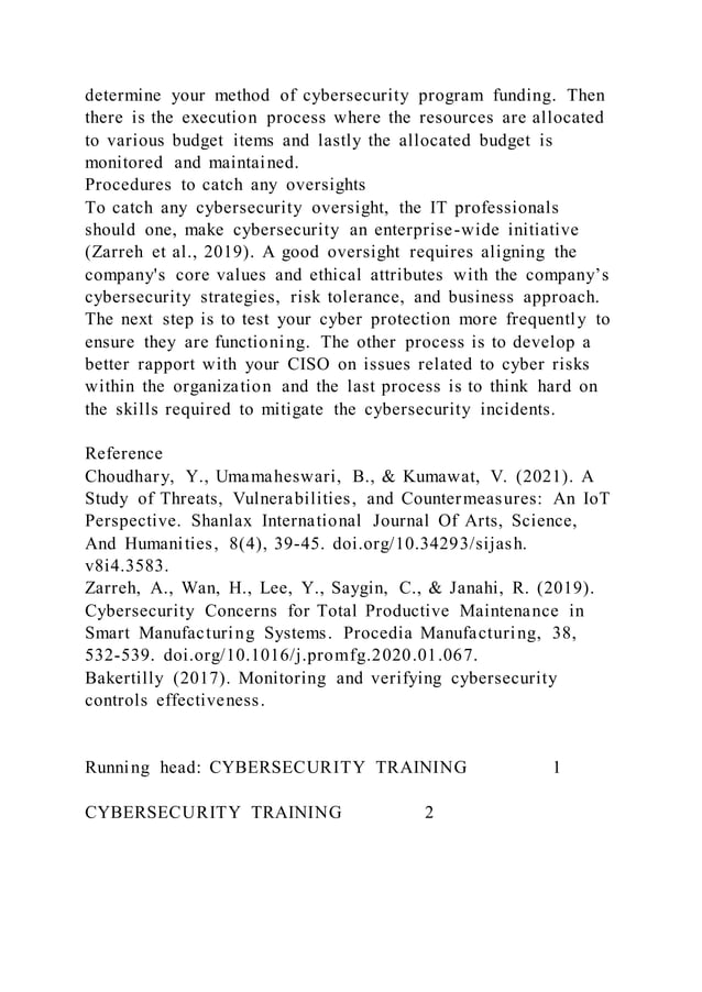 Cyb 690 cybersecurity program template directions the foll | DOCX ...