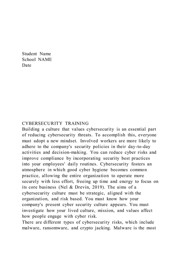 Cyb 690 cybersecurity program template directions the foll | DOCX ...