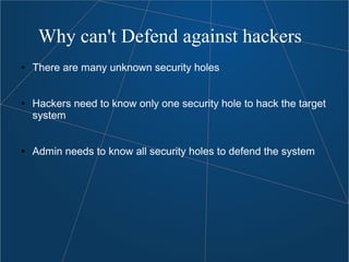 Introduction To Hacking | PPT