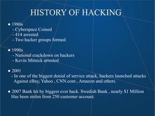 Introduction To Hacking | PPT