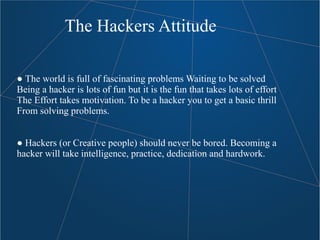 Introduction To Hacking | PPT