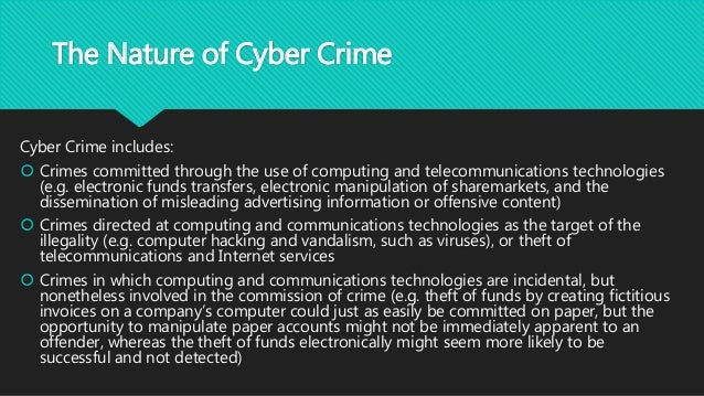 Cyber Crime Investigation